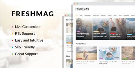 Freshmag - WordPress Magazine Theme
