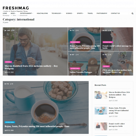 Freshmag - WordPress Magazine Theme