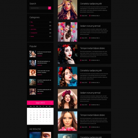 Models Agency – Models Portfolio HTML Template