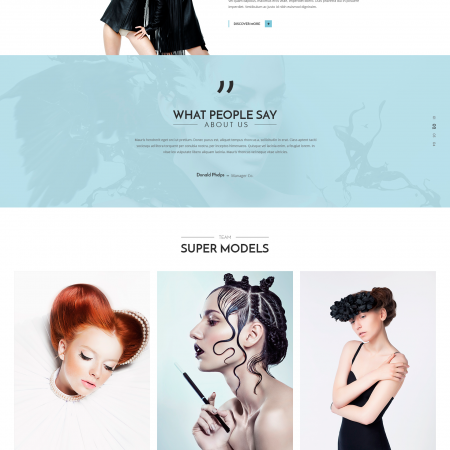 LOOK – Model Agency HTML Template