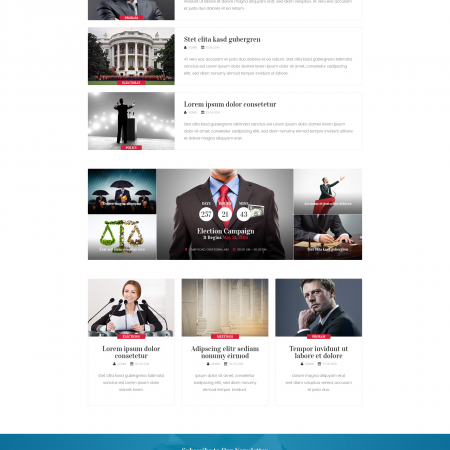 Political Candidate – Politician HTML template