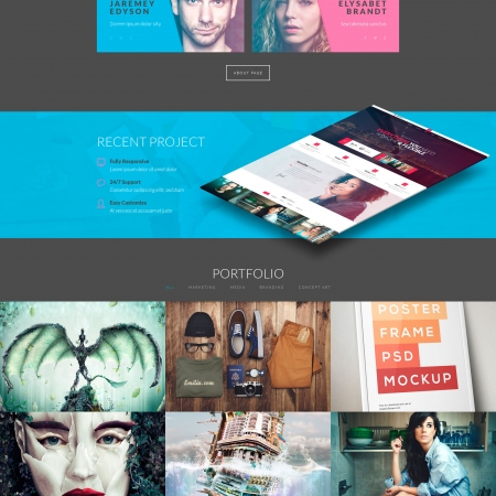 Inventive – Creative Single & Multipage Template