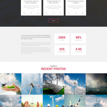 Solar – Renewable Energy Sinlge&Multipage HTML Template