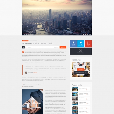 Archblog – Architecture Portfolio and Blog HTML Template