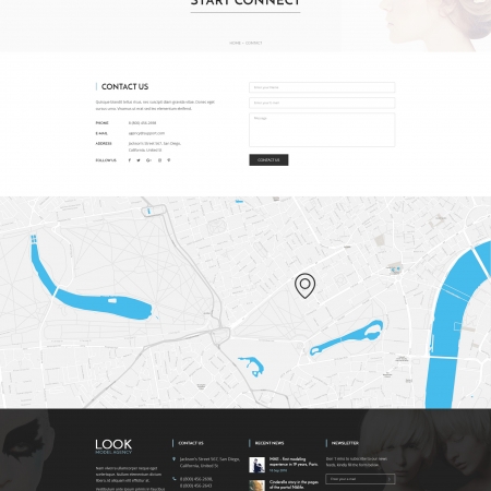 LOOK – Model Agency HTML Template