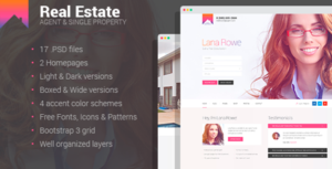 Real Estate – Agent & Single Property HTML Template