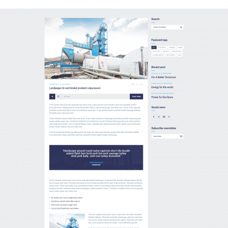 OilDrop – Oil and Gas Industrial HTML Template