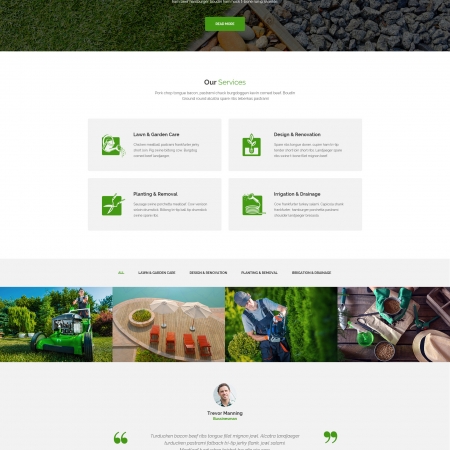 Greenscape – Lawn & Garden Landscaping HTML template