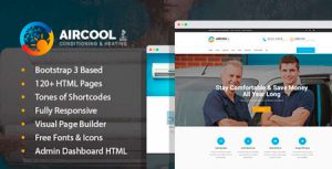 AirCool – Conditioning And Heating HTML Template