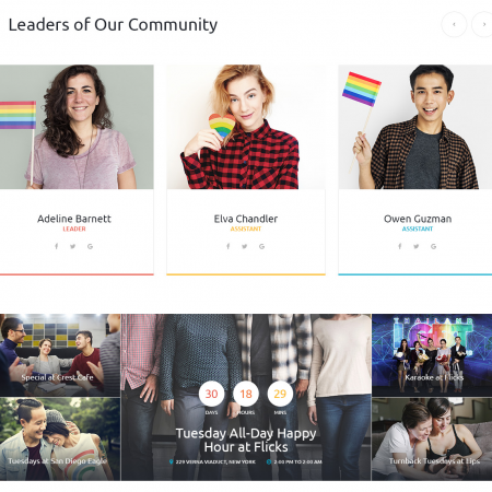 Diversify - LGBT Community HTML Template